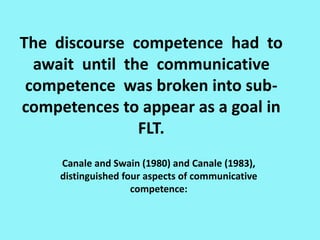 Discourse competence | PPTX