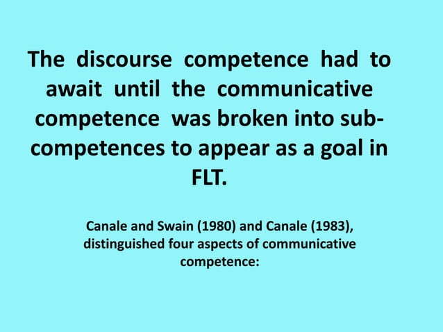 Discourse competence | PPTX