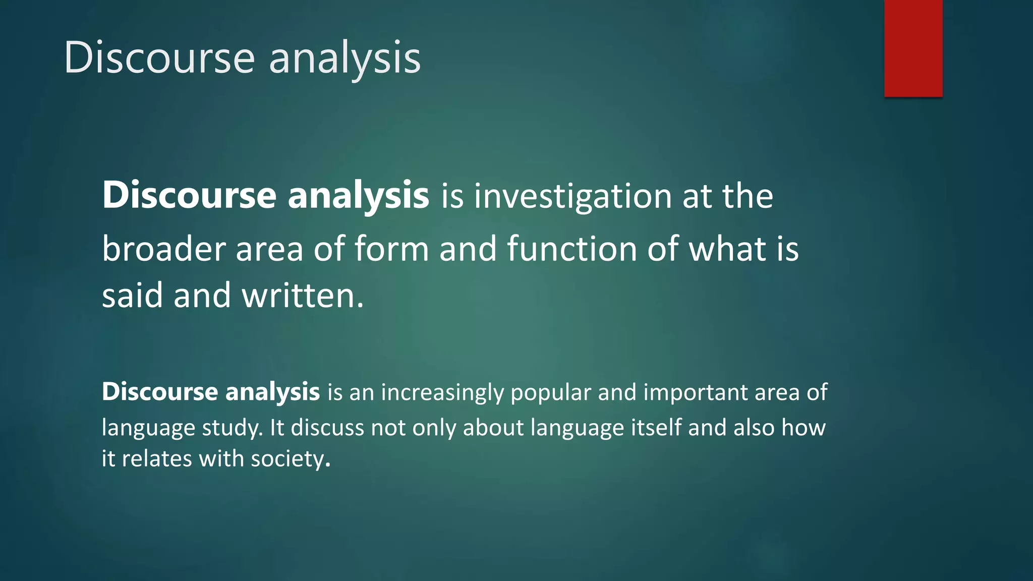 Discourse & Culture | PPTX