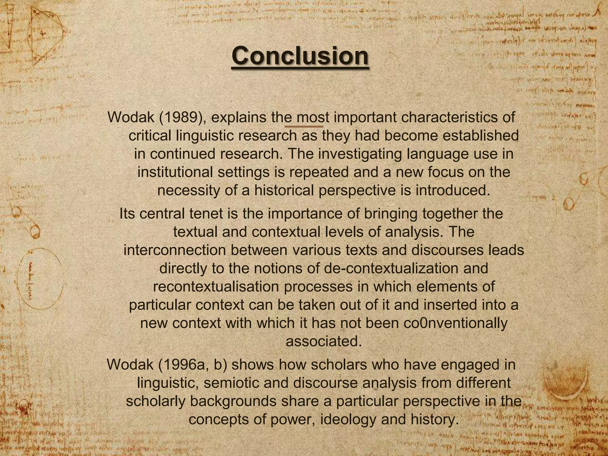 Discourse historical approach | PPTX