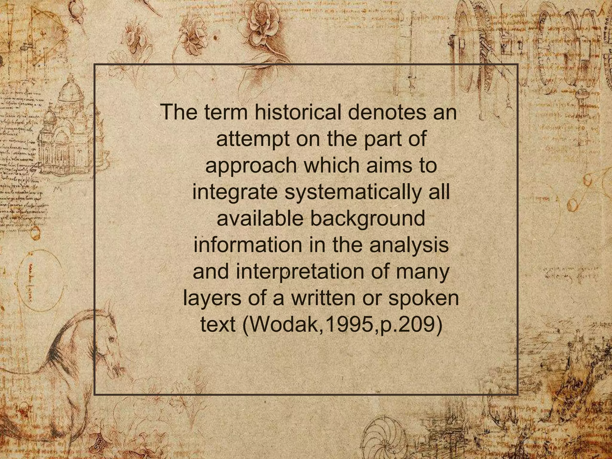 Discourse historical approach | PPTX