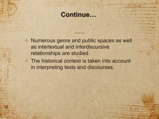 Discourse historical approach | PPTX