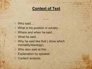 Discourse historical approach | PPTX