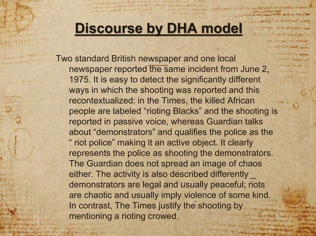 Discourse historical approach | PPTX