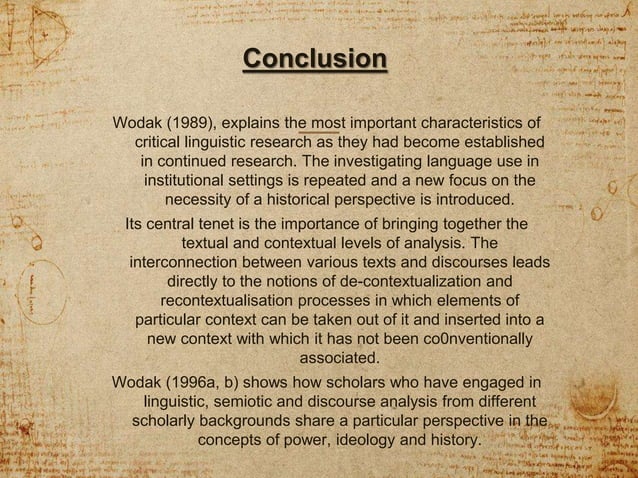 Discourse historical approach | PPTX