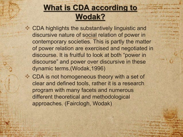 Discourse historical approach | PPTX