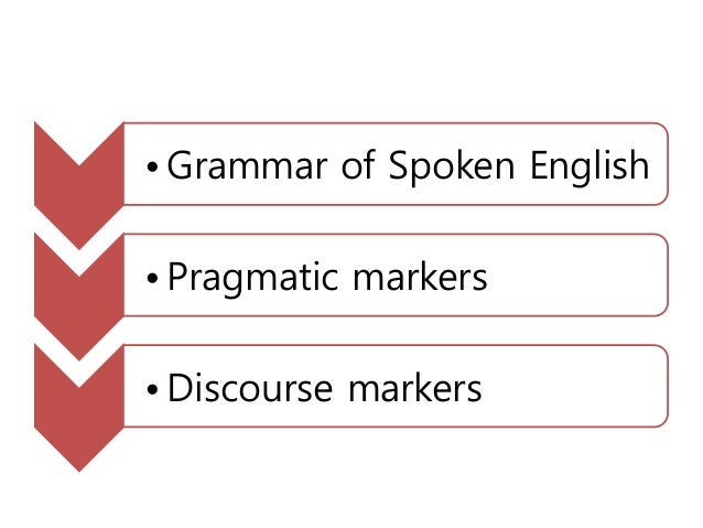 Discourse markers