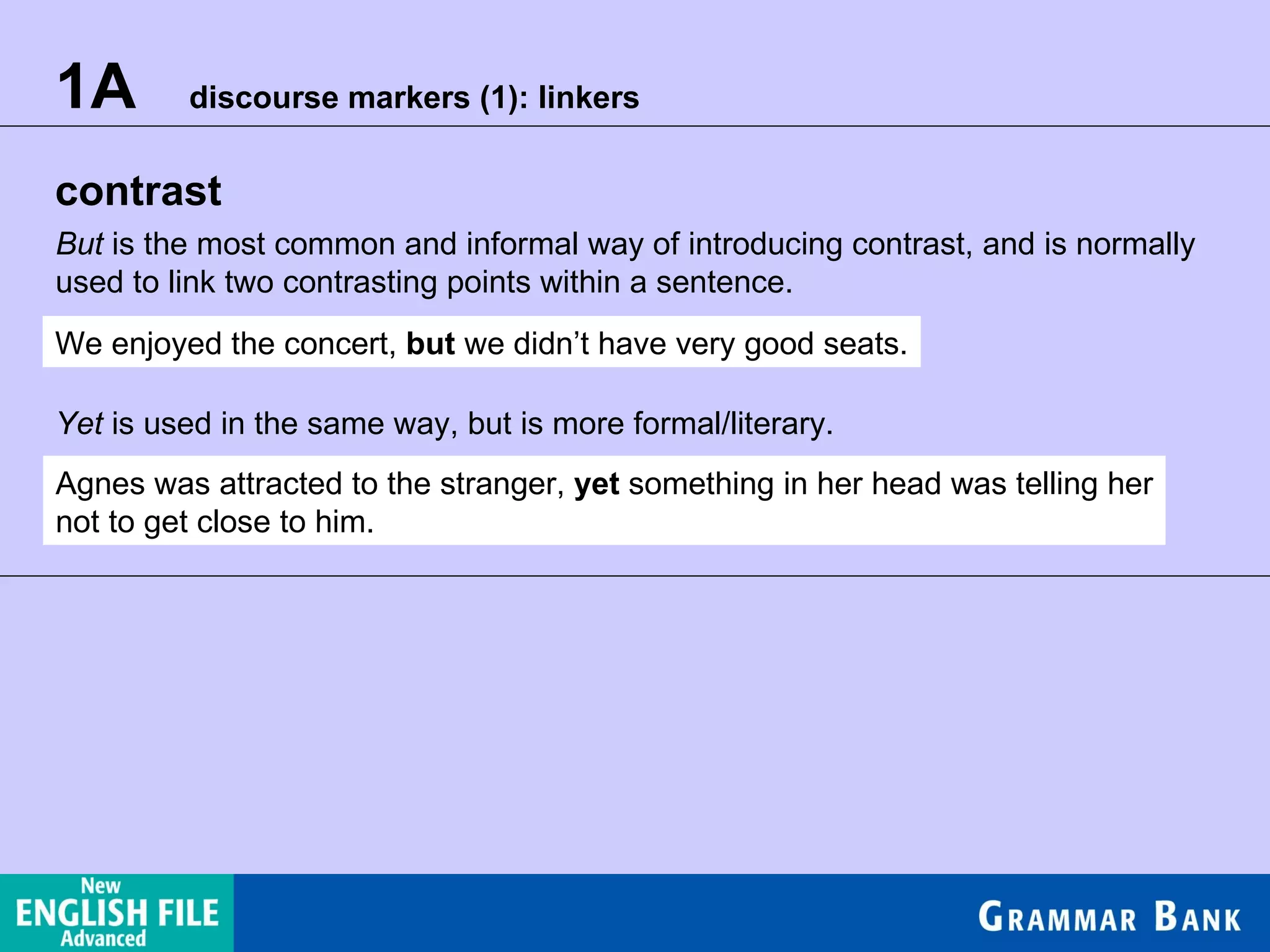 Discourse markers 1 | PPT