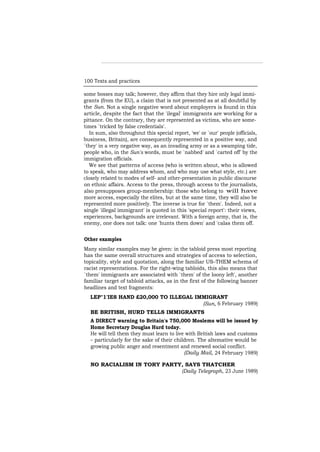 Discourse, power and access | PDF