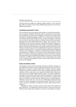 Discourse, power and access | PDF | Genres