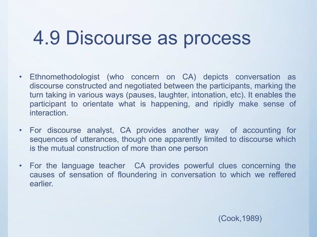 Discourse structure as process | PPTX