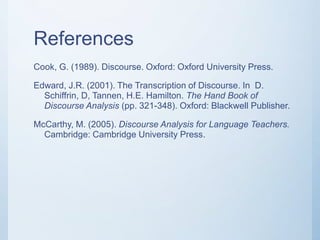 Discourse structure as process | PPTX