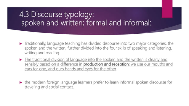 Discourse Structure Chapter 4 By Ahmet Yusuf Pptx