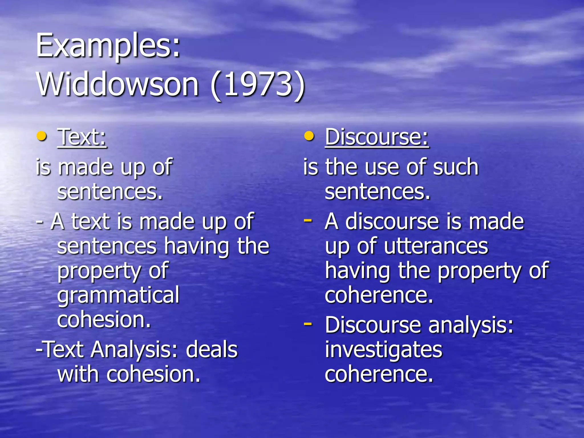 Discourse vs.Text.ppt | Science