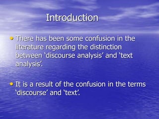 Discourse vs.Text.ppt | Science