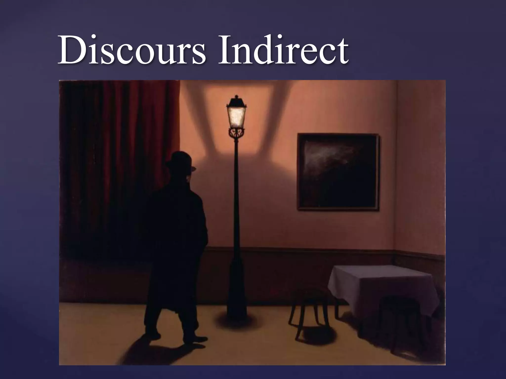Discours indirect | PPT