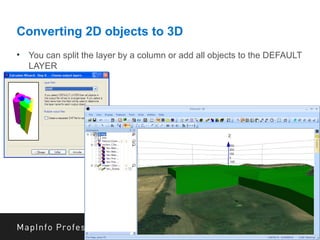 MapInfo Discover 3D: From 2D to 3D | PPT