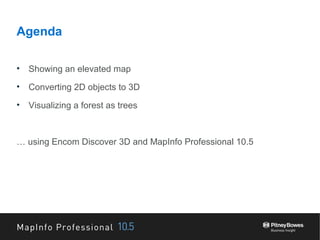 MapInfo Discover 3D: From 2D to 3D | PPT