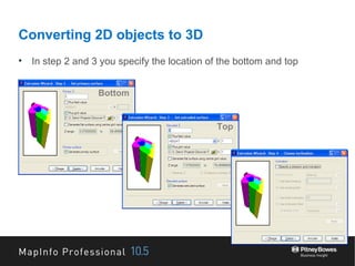 MapInfo Discover 3D: From 2D to 3D | PPT