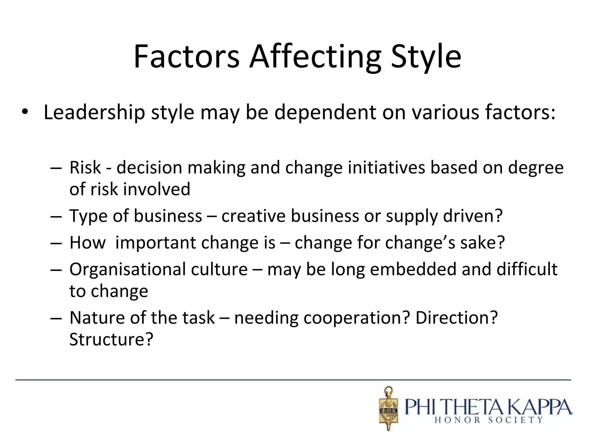 Discover Leadership Styles | PPT