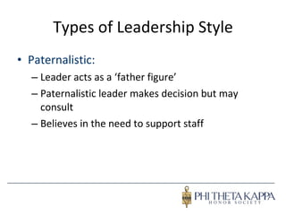 Discover Leadership Styles | PPT