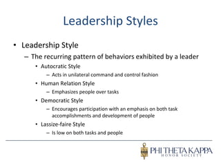 Discover Leadership Styles | PPT
