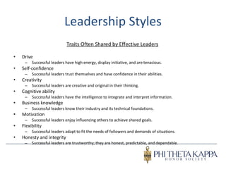 Discover Leadership Styles | PPT