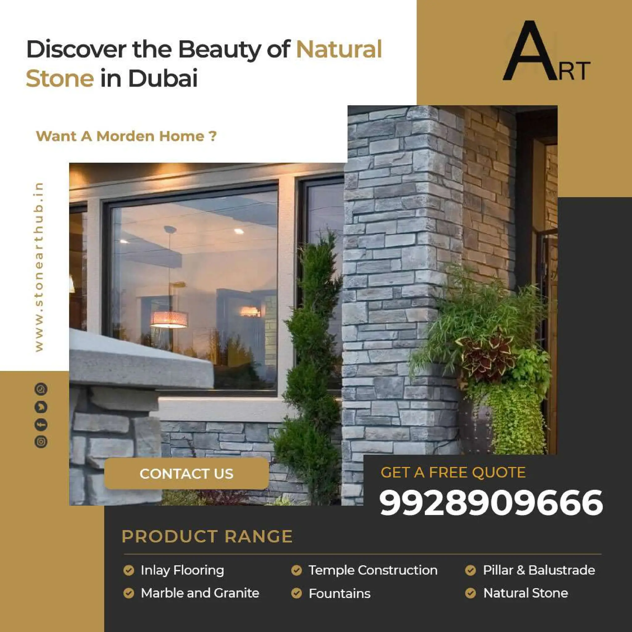 Discover the Beauty of Natural Stone in Dubai - ☎ 9928909666 | PDF