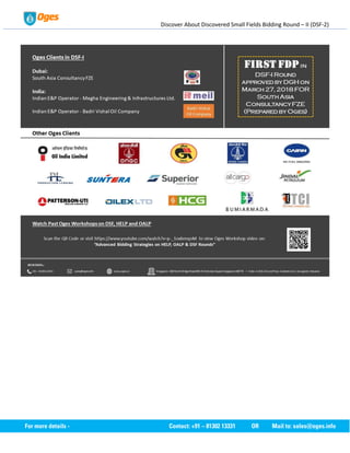 Discover about discovered small fields bidding round report | PDF | Commodities | Economy