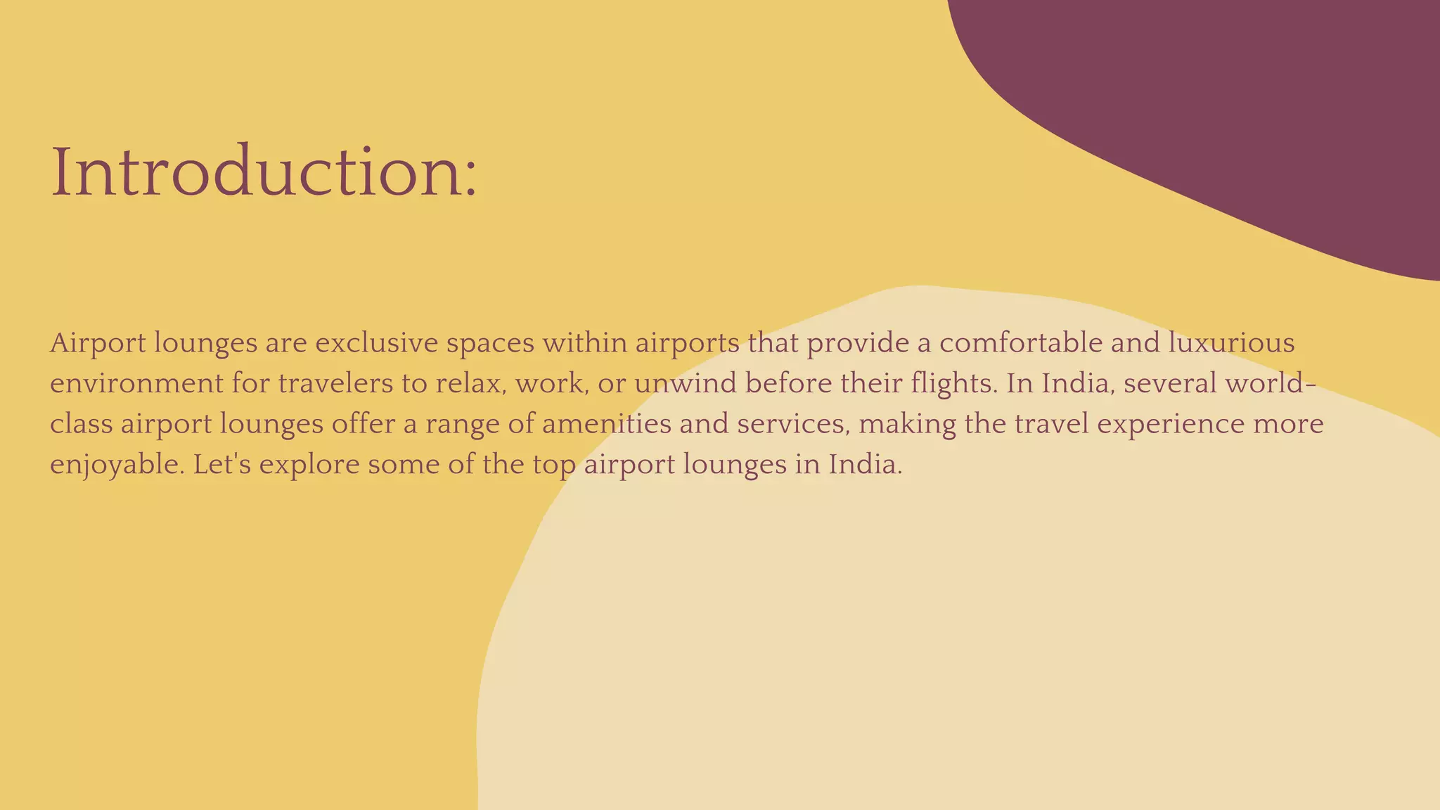 Discover Airport Lounges in India | PDF