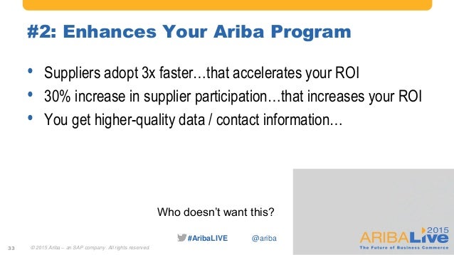 Ariba vendor management - doninet