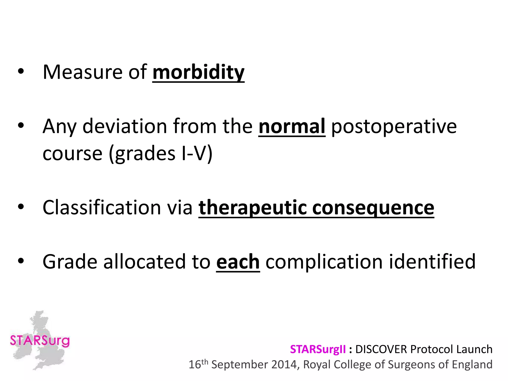 Discover Clavien-Dindo Classification | PPTX