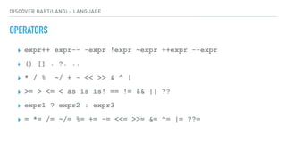 Discover Dart - Meetup 15/02/2017 | PPT