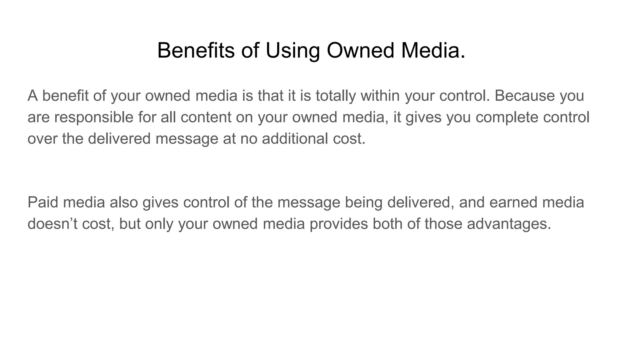 Discover – Difference Between Earned Media, Owned Media & Paid Media..pptx Discover – Difference Between Earned Media, Owned Media & Paid Media..pptx