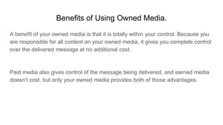 Discover – Difference Between Earned Media, Owned Media & Paid Media..pptx