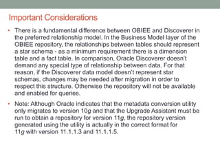 Discoverer to obiee migration | PPT