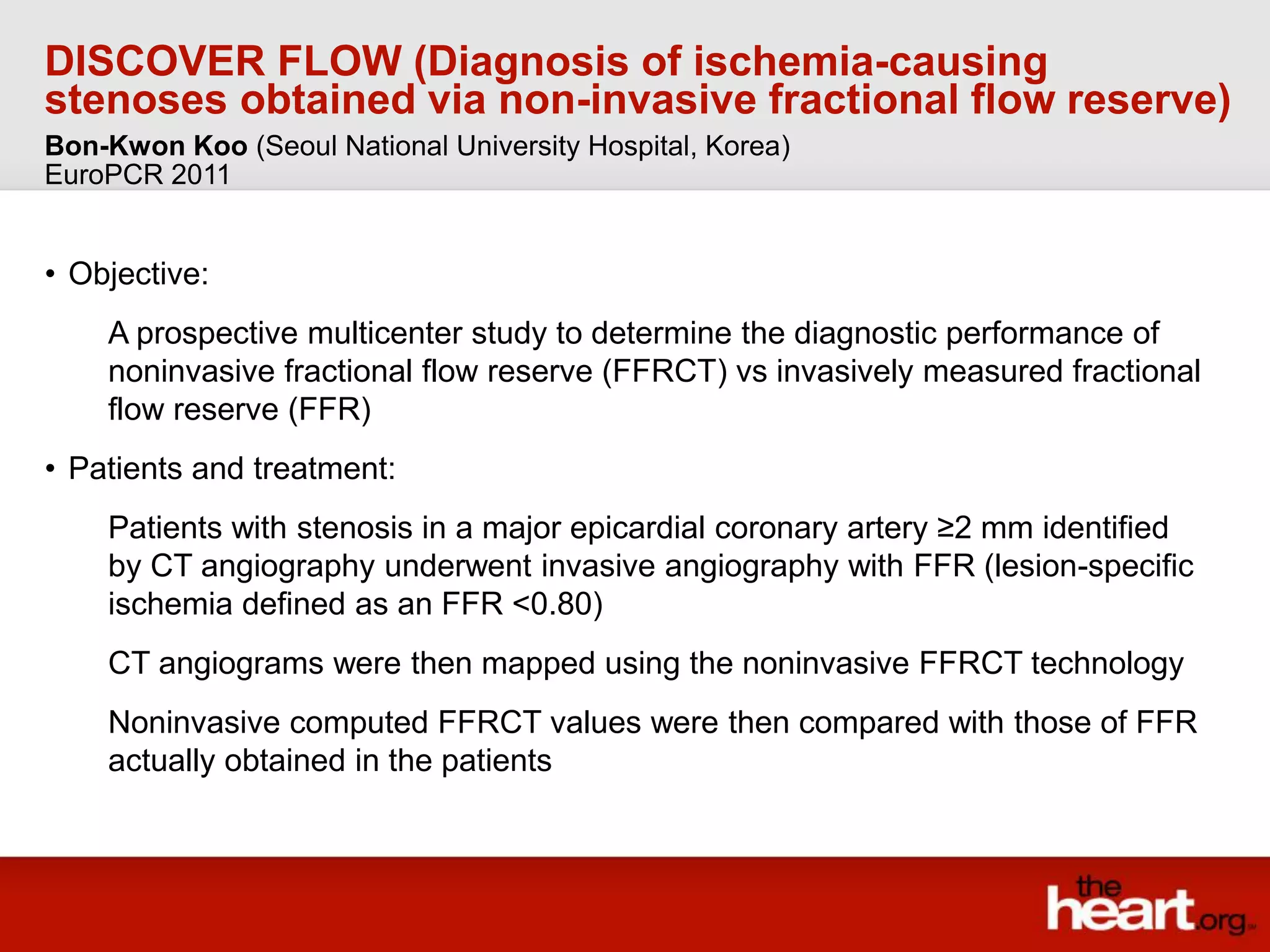 DISCOVER FLOW trial - Summary & Results | PDF