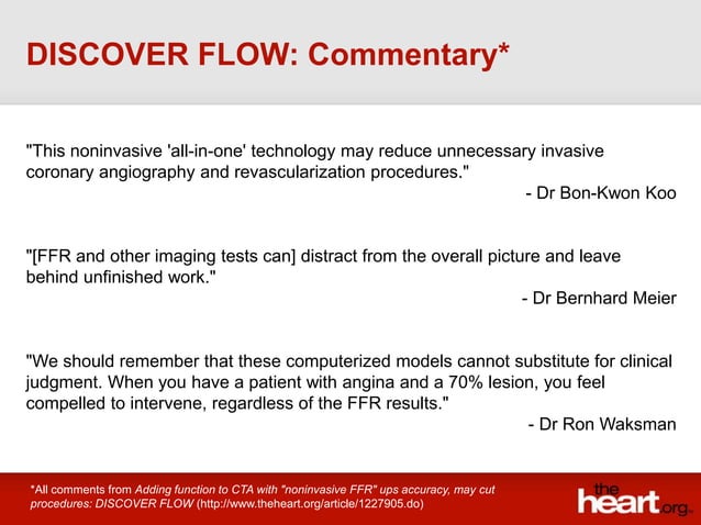 DISCOVER FLOW trial - Summary & Results | PPT