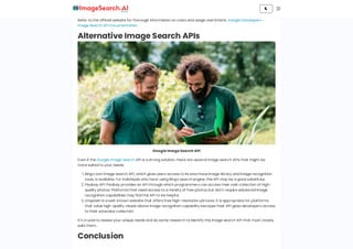 Discover Google Image Search API Unleash Visual Content Power In 2023 | PPT