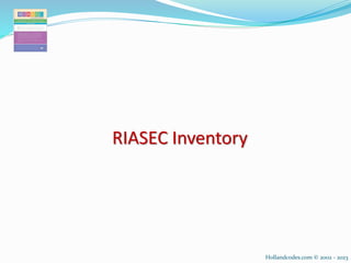 Discover Identity with RIASEC Inventory | PPT | Free Download