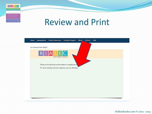 Discover Identity with RIASEC Inventory | PPT