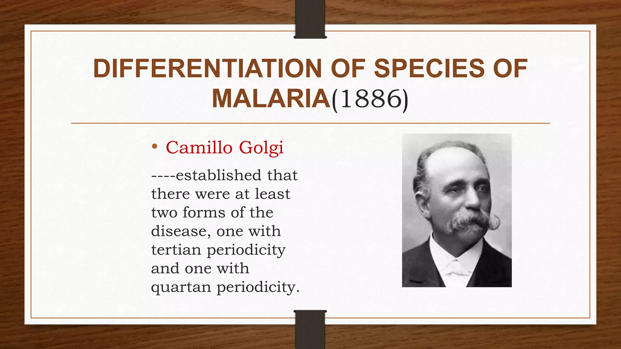 Discoveries on malaria | PPTX