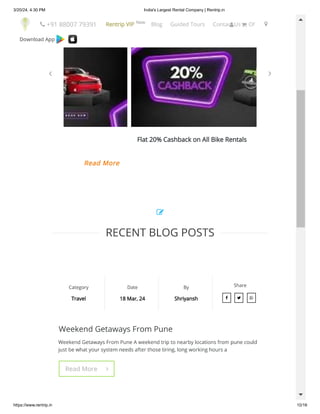 Discover India Largest Rental Company Rentrip.pdf