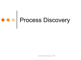 Discovering and Modeling Agile Processes | PPT