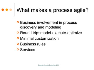 Discovering and Modeling Agile Processes | PPT