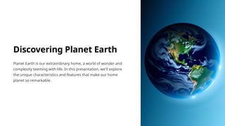 Discovering-Planet-Earth , the core and the surface .pptx
