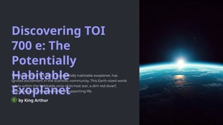 Discovering-TOI-700-e-The-Potentially-Habitable-Exoplanet.pptx