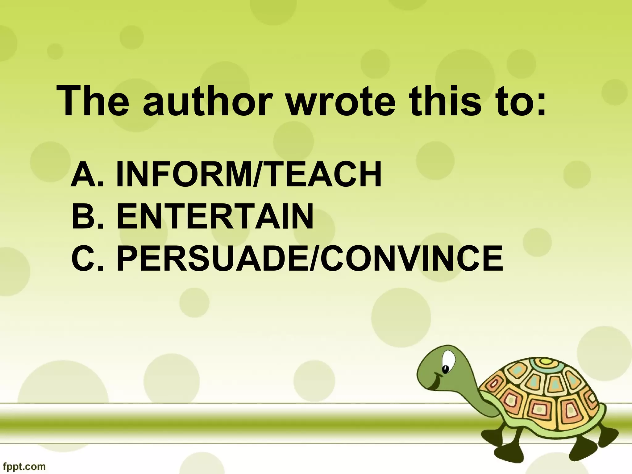 Discovering an author's points of view | PPT