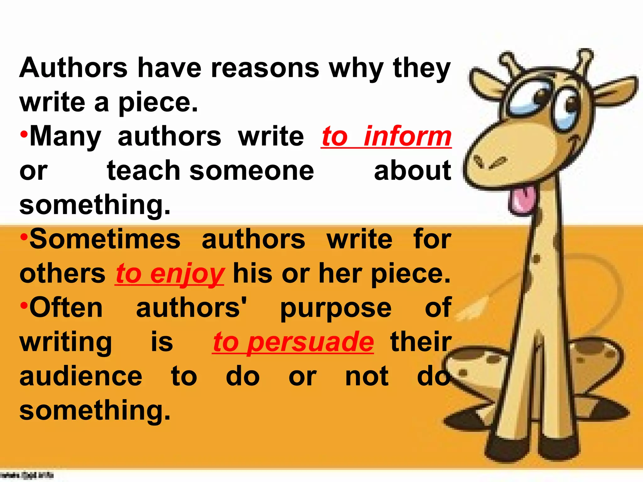 Discovering an author's points of view | PPT