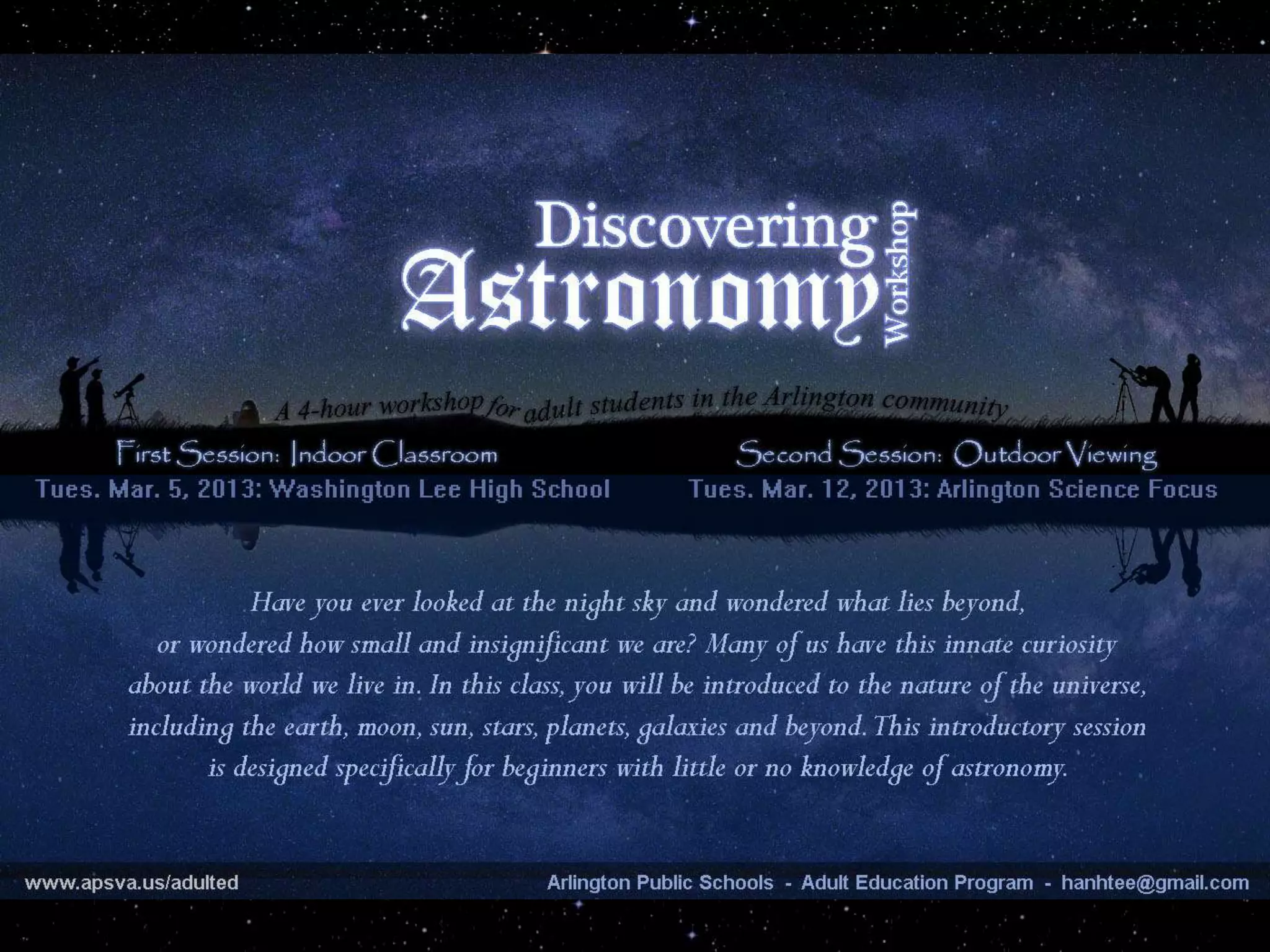 Discovering Astronomy Workshop | PPT
